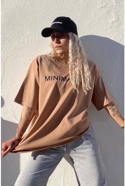 Swist Vizon Minimalist Baskılı Bisiklet Yaka Tshirt