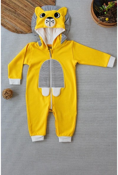 Miss SK Tulum Aslan Parçası Kapüşonlu Erkek Bebek Lacivert-Sarı 6-9 Ay PS10073 Miss SK Tulum Aslan Parçası Kapüşonlu Erkek Bebek Lacivert-Sarı 6-9 Ay PS10073