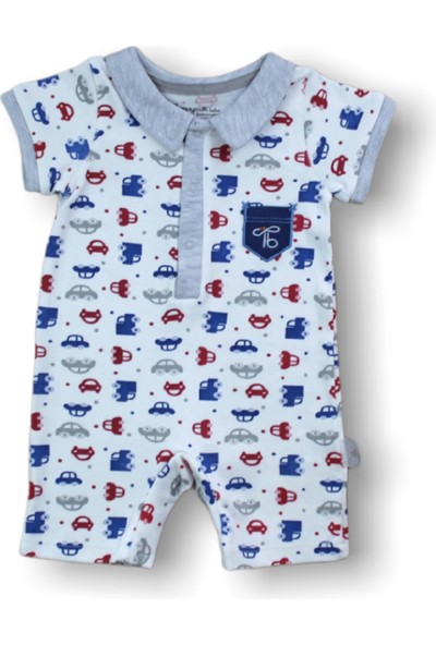 Tulum Kısa Galaksi Erkek Bebek Gri 6-9 Ay PS9980