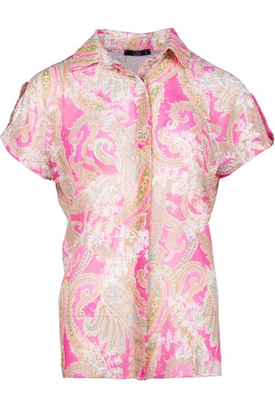 On Desenli Işlemeli Gömlek