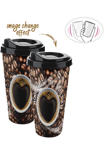 3D Coffee Bardak 650 ml 3D Coffee Bardak 650 ml