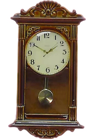 Belovee Minyatür Dollhouse Pendulum Saat Aksesuar Süslemeleri Çocuk Oyuncak (Yurt Dışından)