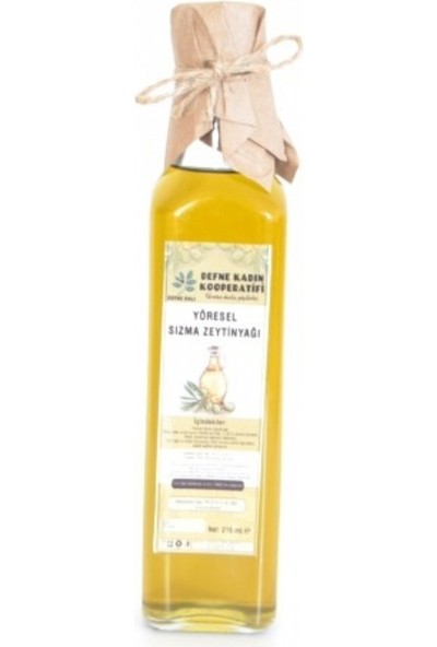 Defne Kadın Kooperatifi Zeytinyağı Sızma 445 ml Defne Kadın Kooperatifi Zeytinyağı Sızma 445 ml
