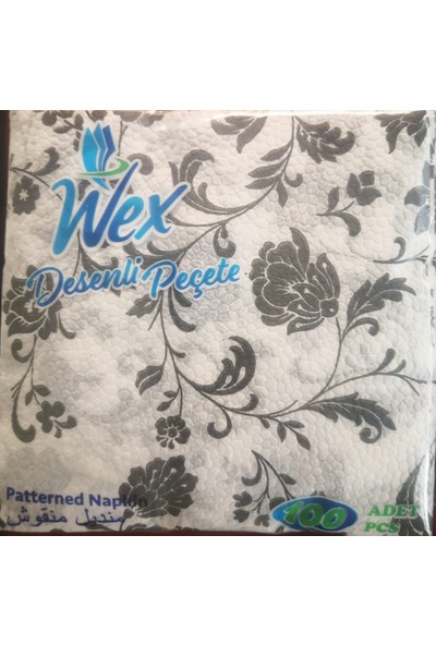 Wex Desenli Peçete 100 Adet* 24 Paket