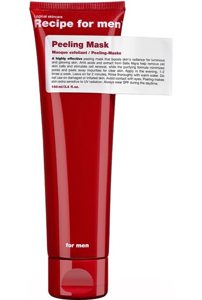 Recipe For Men Peeling Yüz Maskesi 100 ml Recipe For Men Peeling Yüz Maskesi 100 ml