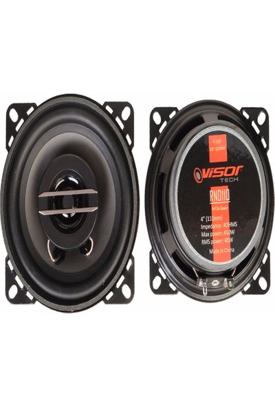 Visor 10 Cm 2x450W 4 Ohms 2 Kanallı Tweeterli 4 İnch 10 cm  Oto Hoparlör Visor 10 Cm 2x450W 4 Ohms 2 Kanallı Tweeterli 4 İnch 10 cm  Oto Hoparlör