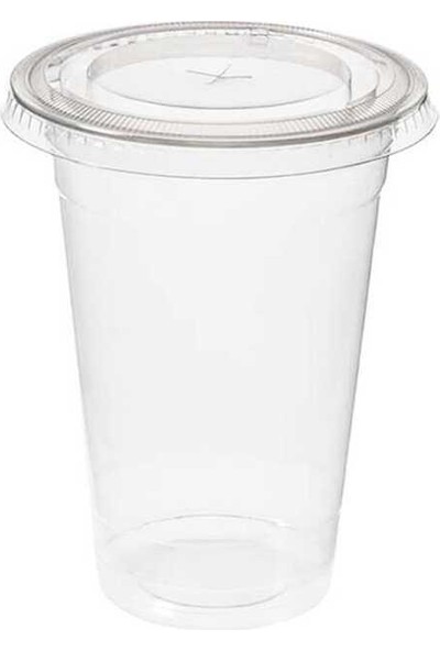 Ambalaj Pazarı x Delikli Kapaklı Pet Bardak Seti 400 cc - 50 Adet Ambalaj Pazarı x Delikli Kapaklı Pet Bardak Seti 400 cc - 50 Adet