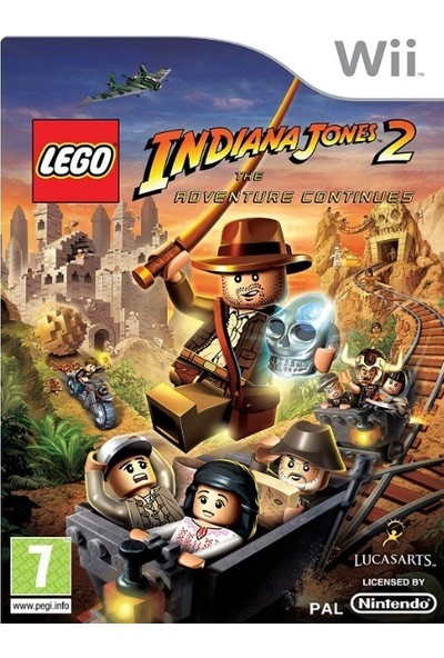 Wii LEGO Indiana Jones 2: The Adventure Continues Oyun Wii LEGO Indiana Jones 2: The Adventure Continues Oyun