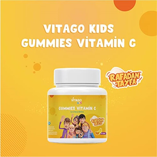 Vitago Kids Gummies C Vitamini Içeren 60 Adet Çiğnenebilir Fiyatı
