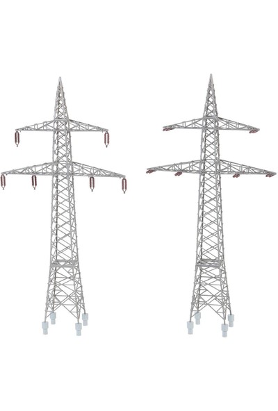 Faller Freileitungsmasten (110 Kv) Maket Elektrik Direği 2 Adet 1:87 N:130898 Faller Freileitungsmasten (110 Kv) Maket Elektrik Direği 2 Adet 1:87 N:130898