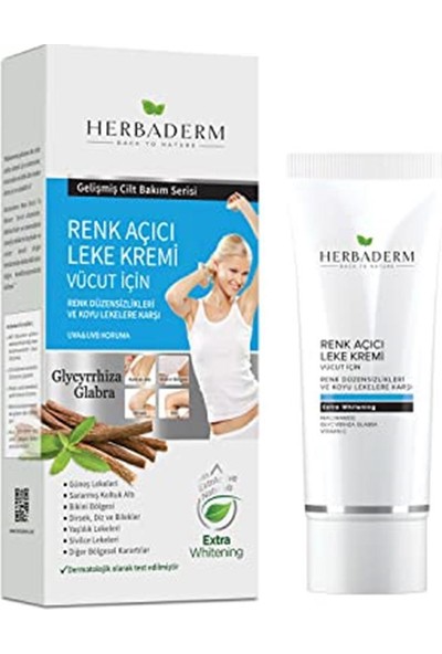 Herbaderm Vucut Beyazlatici Krem