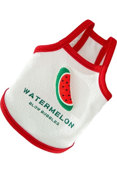 Dlloer Desenli Evcil Hayvan Kıyafeti - Beyaz (Yurt Dışından)