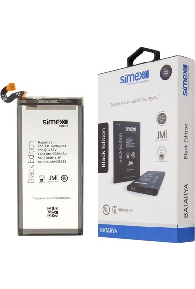 Simex Samsung S8 Batarya Sbt-01