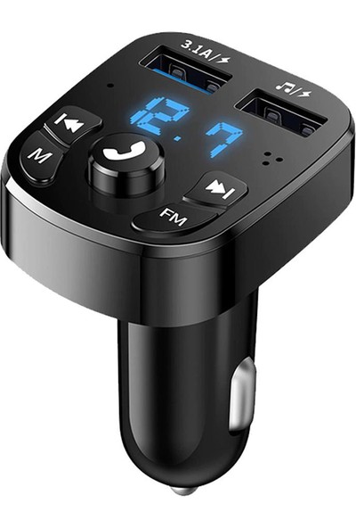 Etiget Bluetooth Araç Kiti, Araç Şarjı Çakmaklık Girişli, Oto Müzik Çalar Kiti, Fm Transmitter USB Mp3 Etiget Bluetooth Araç Kiti, Araç Şarjı Çakmaklık Girişli, Oto Müzik Çalar Kiti, Fm Transmitter USB Mp3