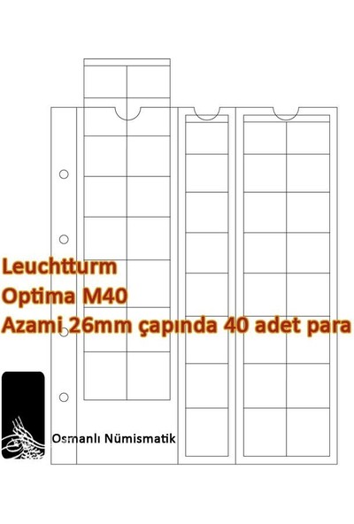 Optima M40/26 Madeni Para Sayfası Optima M40/26 Madeni Para Sayfası
