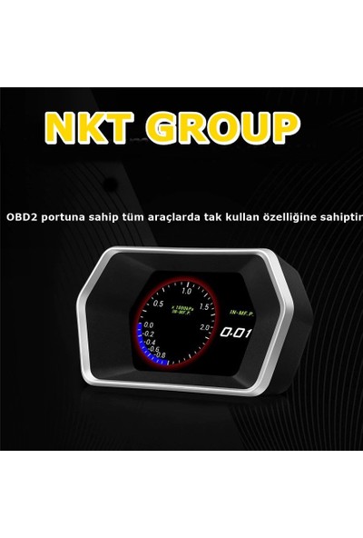 Nkt Group P17 Hud Head Up Display Obd ve Gps Destekli 4 Fonksiyon Araç Data Yansıtıcı Alarmlı Erken Uyarı Sistemi Hız Devir Gösterge Ekranı Nkt Group P17 Hud Head Up Display Obd ve Gps Destekli 4 Fonksiyon Araç Data Yansıtıcı Alarmlı Erken Uyarı Sistemi Hız Devir Gösterge Ekranı