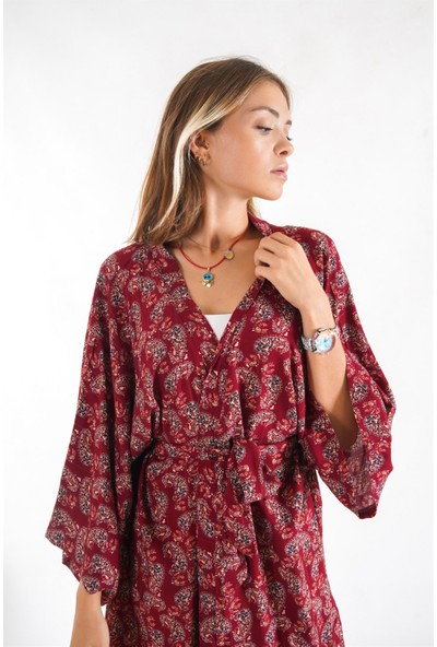 Scarlett Bordo Kimono Scarlett Bordo Kimono