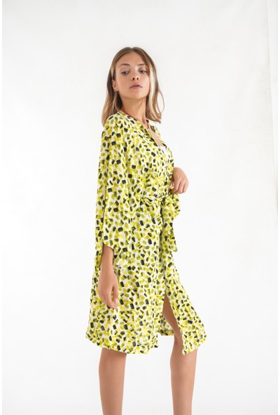 Olivie Yeşil Kimono