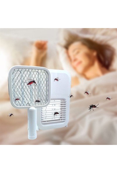 Buffer® Masa Üstü Usb'li 2 In 1 Sinek Öldürücü Raket Buffer® Masa Üstü Usb'li 2 In 1 Sinek Öldürücü Raket