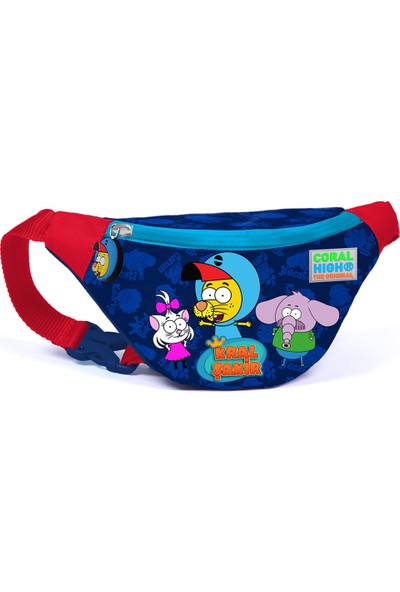 Kral Şakir By Coral High Lacivert Bel Çantası