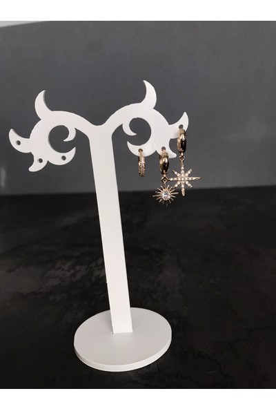 Özge Takı Dekor 3’lü Kutup Yıldızlı Küpe Seti Özge Takı Dekor 3’lü Kutup Yıldızlı Küpe Seti