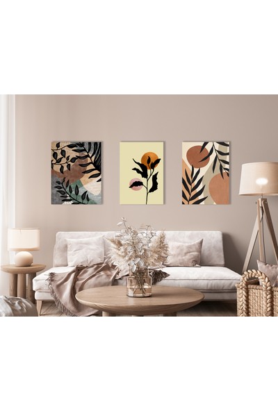 Bestablo 3 Parça Boho Kanvas Tablo Bestablo 3 Parça Boho Kanvas Tablo