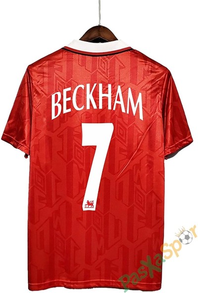 Pasxaspor Nostalji Manchester United 92/93 Sezonu Beckham Iç Saha Retro Forma Modeli Pasxaspor Nostalji Manchester United 92/93 Sezonu Beckham Iç Saha Retro Forma Modeli