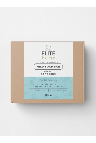 The Elite Home Bitkisel Katı Sabun 125 gr The Elite Home Bitkisel Katı Sabun 125 gr