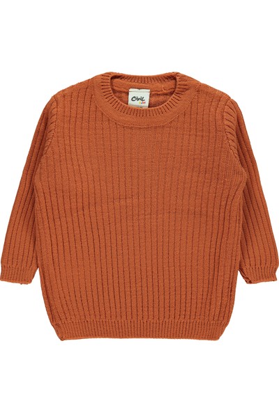 Civil Baby Bebek Triko Kazak 6-18 Ay Kahverengi