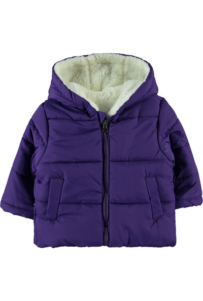 Civil Baby Kız Bebek Kapüşonlu Mont 6-18 Ay Mor Civil Baby Kız Bebek Kapüşonlu Mont 6-18 Ay Mor