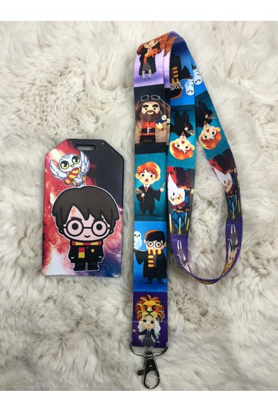 Hediyebum Harry Potter Boyun Askısı ve Kartlık Set