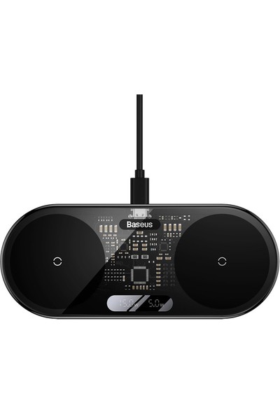 Baseus 2in1 Dijital Göstergeli 20W Hızlı Şarj Wireless Kablosuz Şarj Cihazı Baseus 2in1 Dijital Göstergeli 20W Hızlı Şarj Wireless Kablosuz Şarj Cihazı
