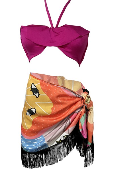 Bolder Miami Kısa Püsküllü Iç Göstermez Pareo