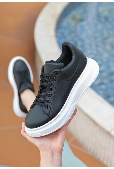 Promosions Ento Siyah Cilt Bağcıklı Spor Ayakkabı Promosions Ento Siyah Cilt Bağcıklı Spor Ayakkabı