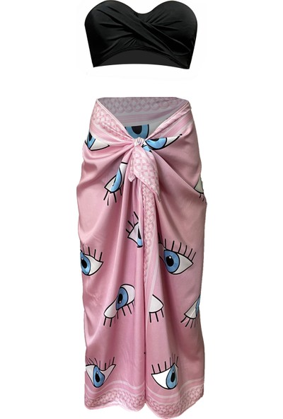 Bolder Elena Pink Eyes Saten Pareo 145*95 (Iç Göstermez) Bolder Elena Pink Eyes Saten Pareo 145*95 (Iç Göstermez)