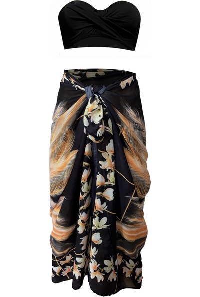 Bolder Amara Gold Yaprak Desen Pareo Bolder Amara Gold Yaprak Desen Pareo