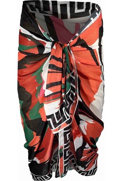 Bolder Amara Büyük Çiçek Desenli Pareo Bolder Amara Büyük Çiçek Desenli Pareo