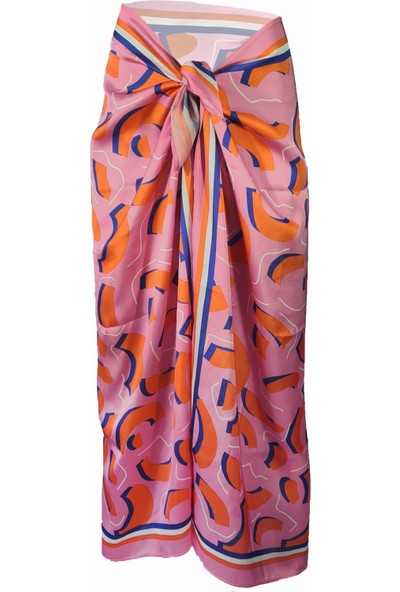 Bolder Lana-Pembe Geometrik Desen Pareo Iç Göstermeyen Parlak KUMAŞ-95CM*145CM Bolder Lana-Pembe Geometrik Desen Pareo Iç Göstermeyen Parlak KUMAŞ-95CM*145CM