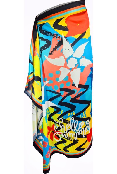 Bolder Karışık Çiçek Desen Pareo 95CM*145CM Bolder Karışık Çiçek Desen Pareo 95CM*145CM