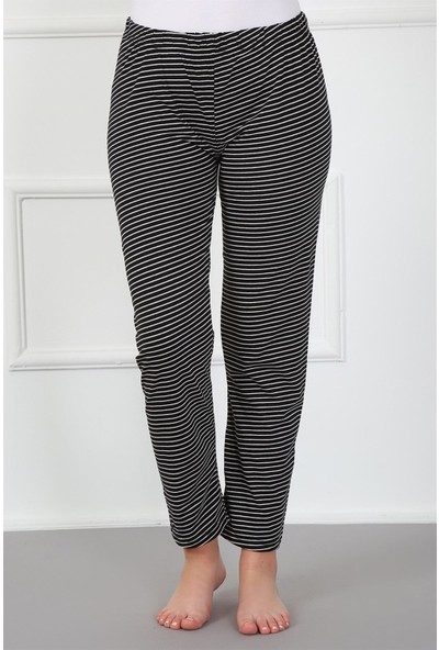 Moda Çizgi Kadın Alt Pijama