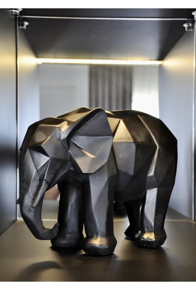 Decorem Dekoratif Kübik Siyah Fil Aksesuar Decorem Dekoratif Kübik Siyah Fil Aksesuar