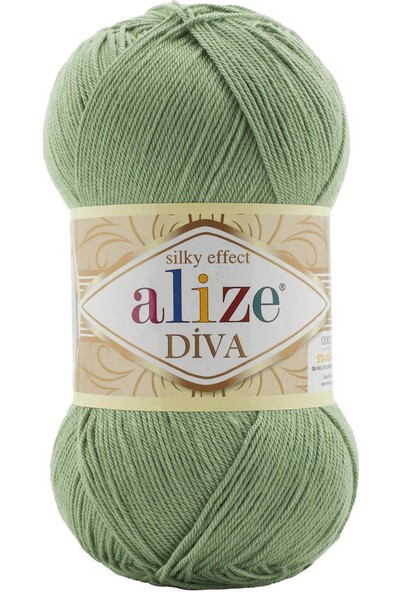 Alize Diva El Örgü Ipi Yeşil 852