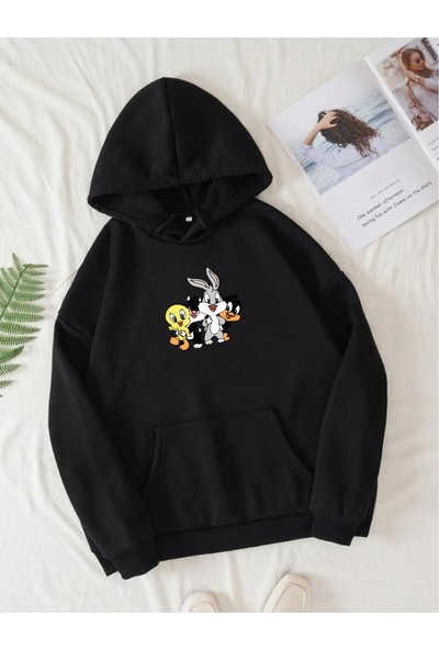 Afro Giyim Oversize Kapüşonlu Disney Baskılı Sweatshirt Hoodie Afro Giyim Oversize Kapüşonlu Disney Baskılı Sweatshirt Hoodie