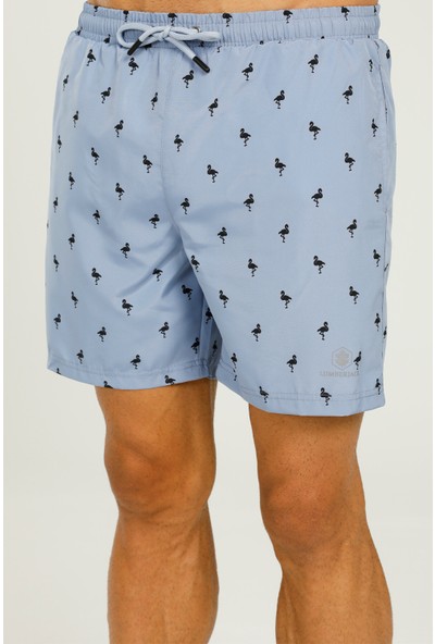 Lumberjack CT487 Flamıngo Swım Short Mavi Erkek Deniz Şortu Lumberjack CT487 Flamıngo Swım Short Mavi Erkek Deniz Şortu