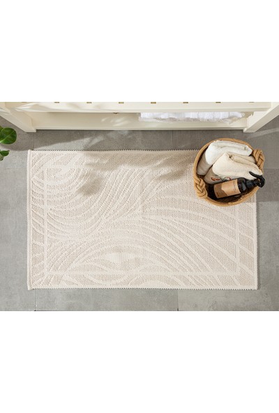 English Home Allison Pamuklu Kilim 60X100 cm Krem English Home Allison Pamuklu Kilim 60X100 cm Krem