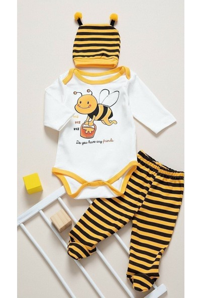 Zugabebe Üçlü Bebek Zıbın Takımı