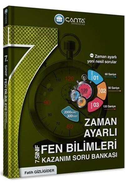 Çanta Yayınları 7. Sınıf Fen Bilimleri Zaman Ayarlı Kazanım Soru Bankası Çanta Yayınları 7. Sınıf Fen Bilimleri Zaman Ayarlı Kazanım Soru Bankası