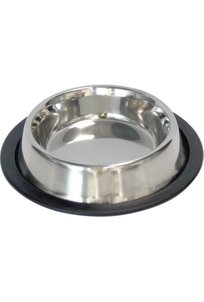Kitchen Live Paslanmaz Çelik Kedi Köpek Mama ve Su Kabı, Kaydırmaz Alt Taban 16 cm
