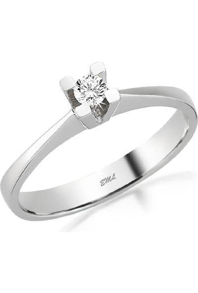 Emel Pırlanta 0.10 Karat Pırlanta Tektaş Yüzük Emel Pırlanta 0.10 Karat Pırlanta Tektaş Yüzük