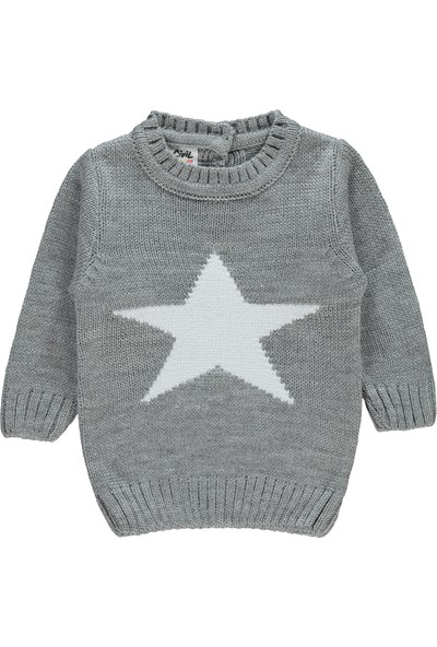 Civil Baby Erkek Bebek Kazak 6-18 Ay Gri Civil Baby Erkek Bebek Kazak 6-18 Ay Gri